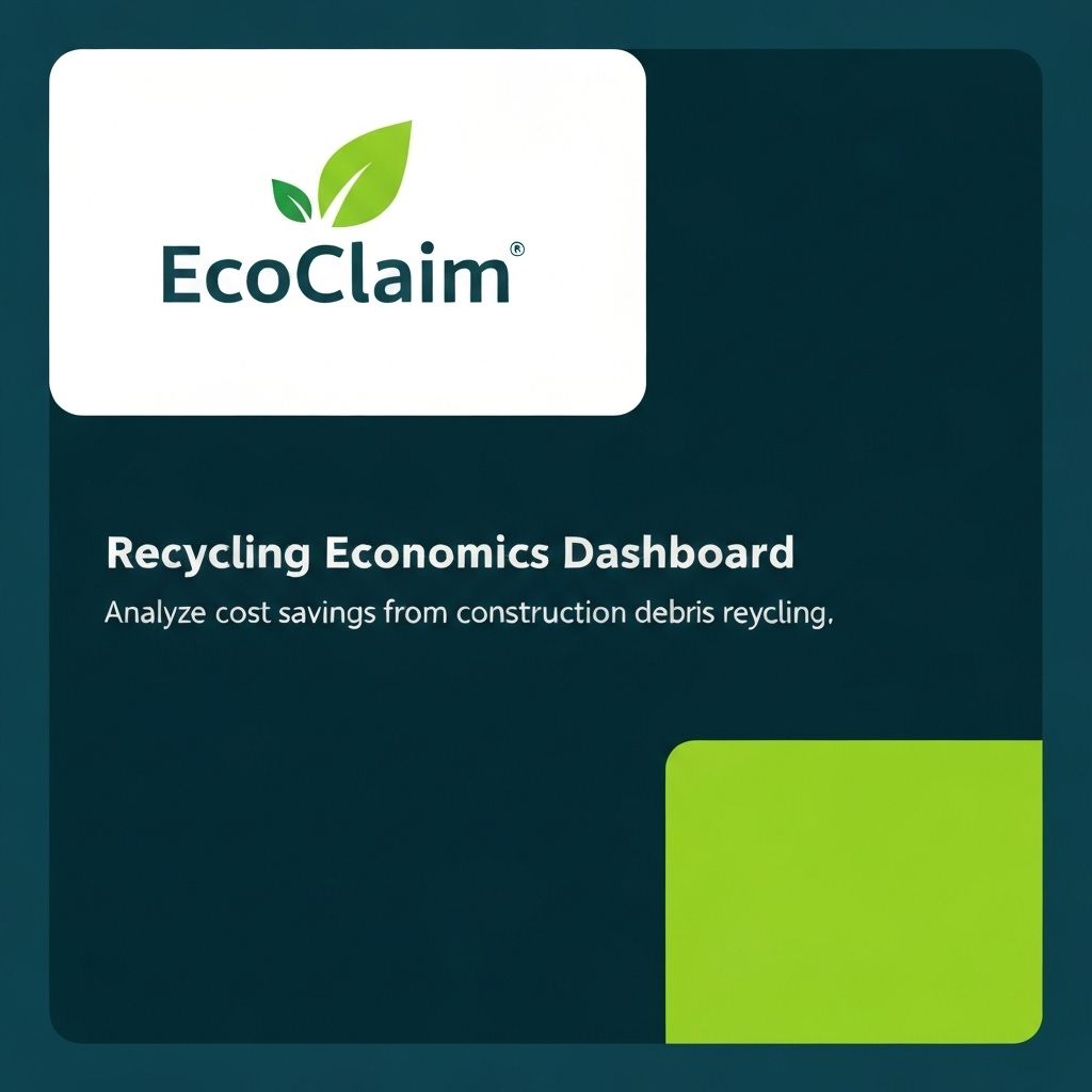 Recycling Economics Dashboard | EcoClaim